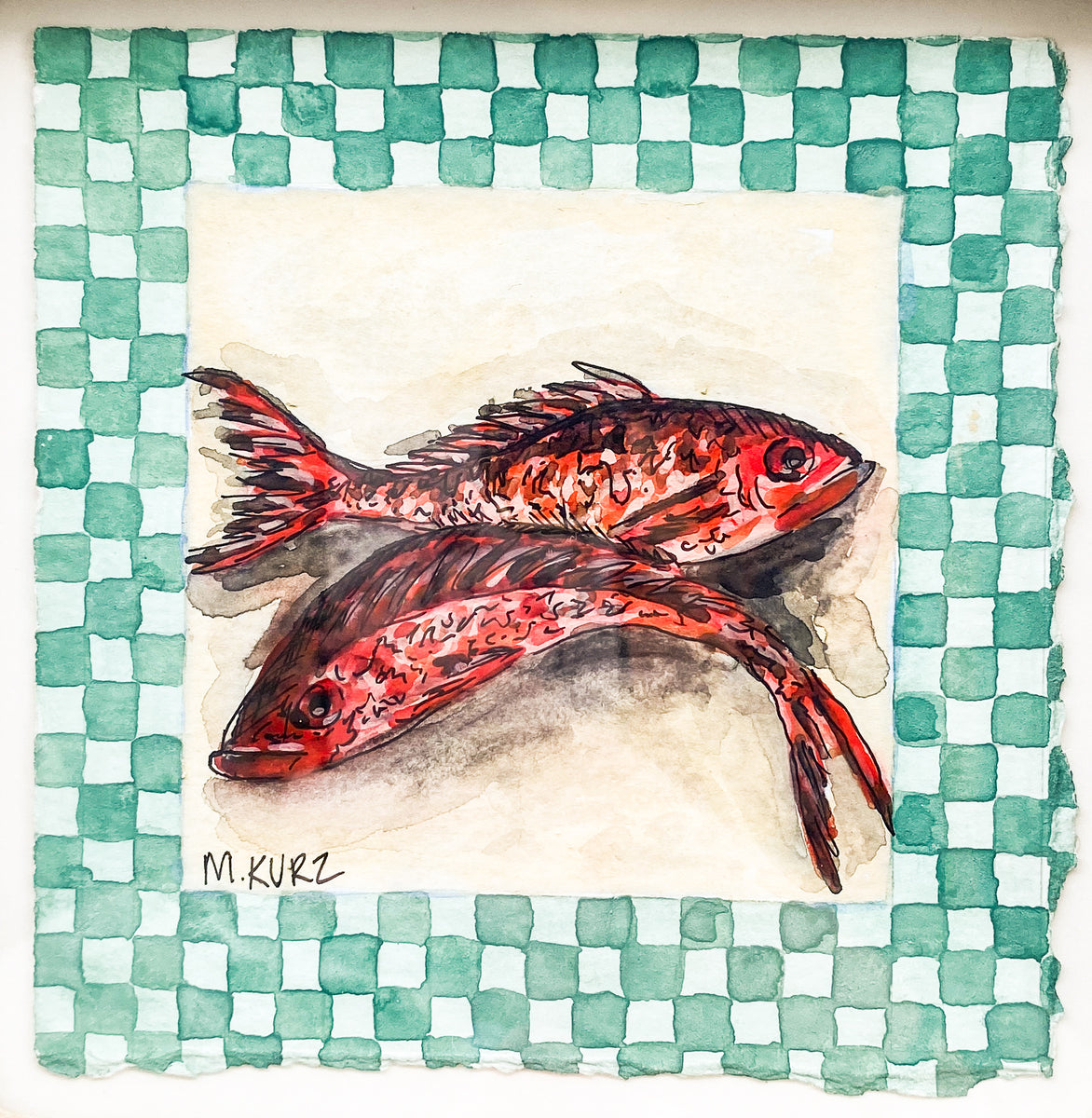 Red Fish Print – Makenzie Kurz Art